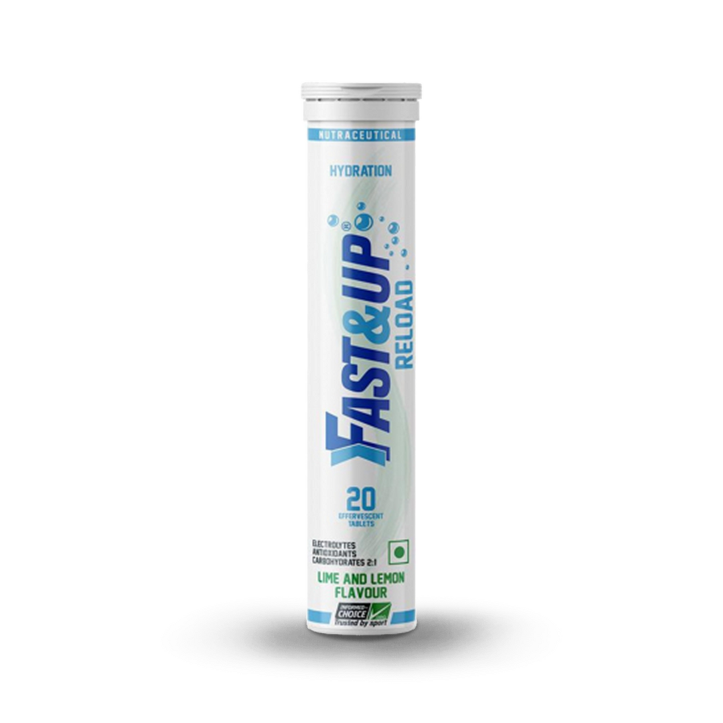 Buy Fast&Up Reload Effervescent Tablets - Lime & Lemon Flavour, 20's ...