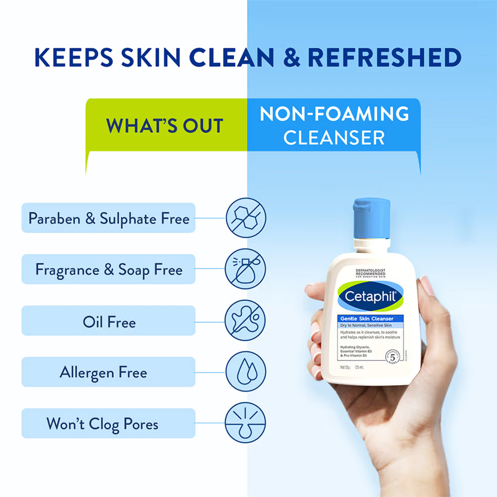 Buy Cetaphil Gentle Skin Cleanser, 125ml : ClickOnCare.com
