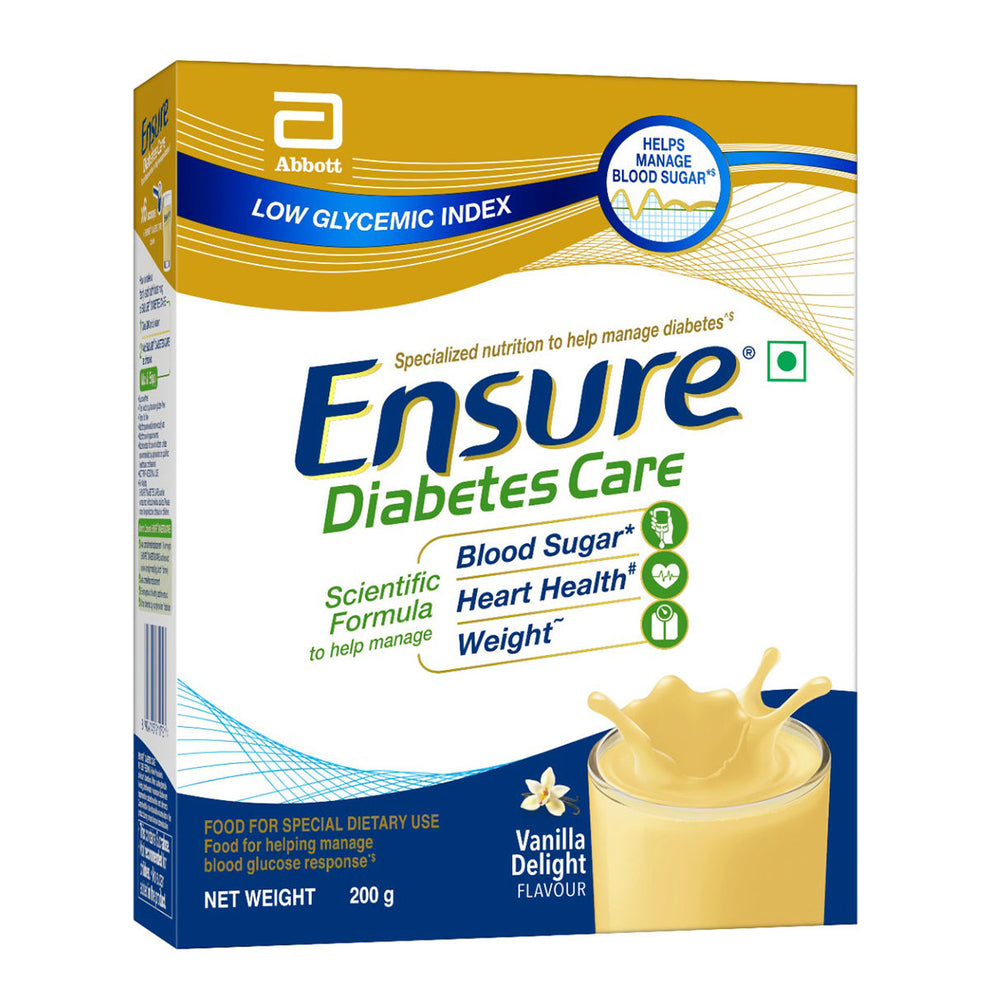 Ensure Diabetes Care Vanilla Flavour Refill, 200gm – ClickOnCare