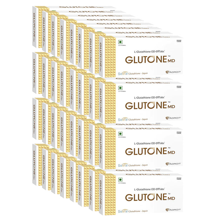 Skin Glow and Immunity Glutone MD - Mouth Dissolving 30 Tablets Pack of ...