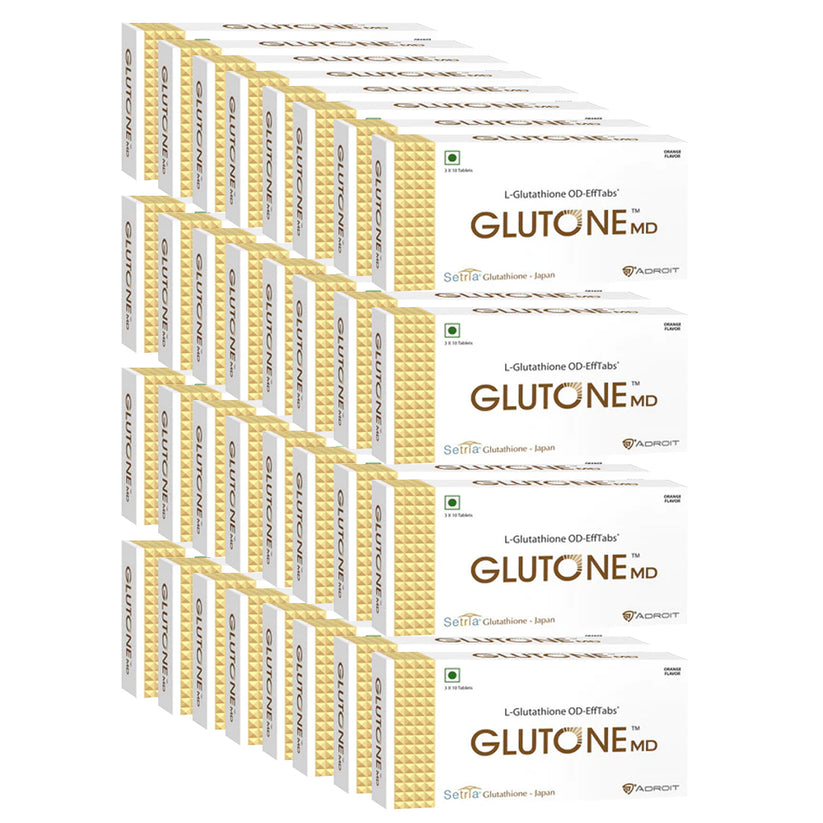 Skin Glow and Immunity Glutone MD - Mouth Dissolving 30 Tablets Pack of ...