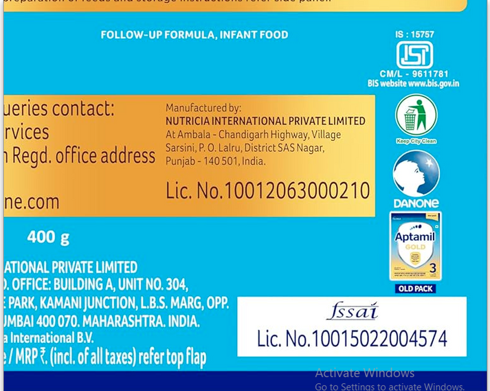 Buy Aptamil Gold Stage 2 Follow Up Formula Refill Pack, 400gm ...