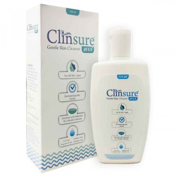 Buy Clinsure Gentle Skin Cleanser, 125ml Online : ClickOnCare.com