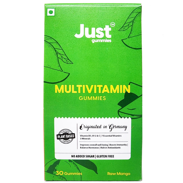 Buy Just Gummies Multivitamin Raw Mango Flavour, 30 Gummies ...