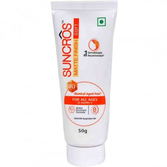 Suncros Soft Gel SPF 50+, 50g: ClickOnCare.com