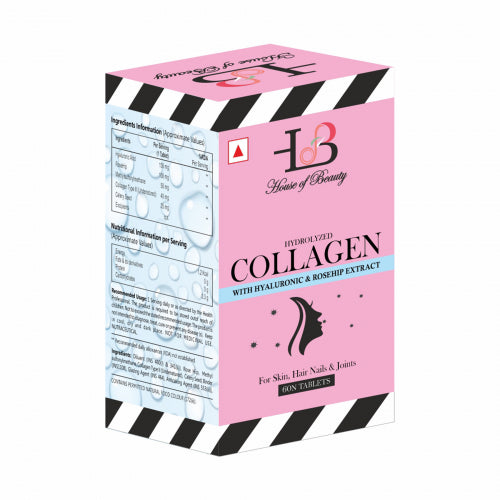 Buy House Of Beauty Hydrolyzed Collagen, 60 Tablets : ClickOnCare.com
