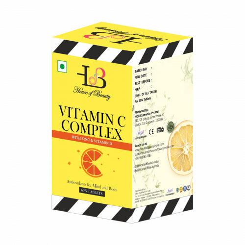 Buy House Of Beauty Vitamin C Complex, 60 Tablets : ClickOnCare.com