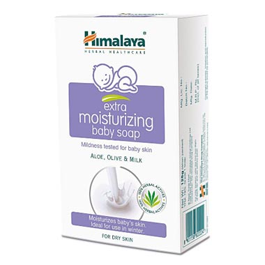 Himalaya Herbals Extra Moisturizing Baby Soap - 125 gms: ClickOnCare.com