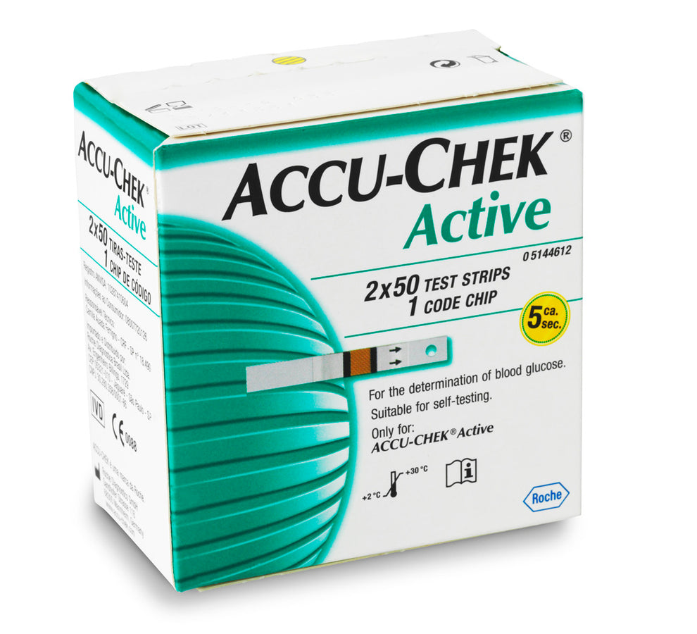 Buy Accu-Chek Active 100 Strips Online | ClickOnCare.com