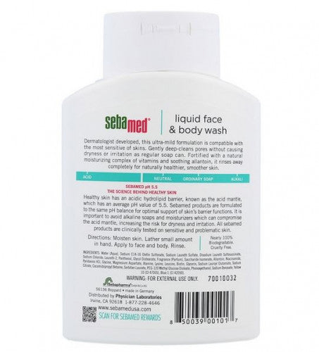 Buy Sebamed Liquid Face & Body Wash Online | ClickOnCare.com